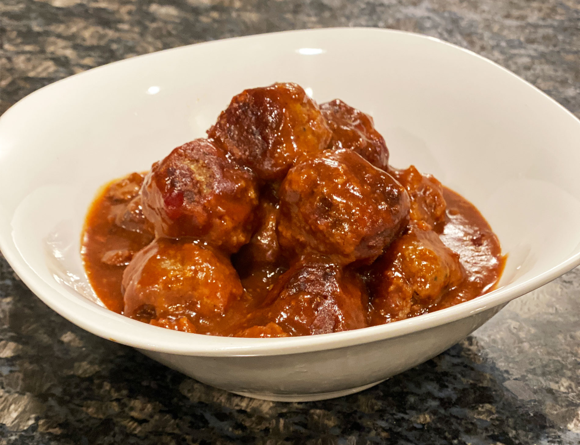 Sweet Chili Meatballs - Sugared Strawberries